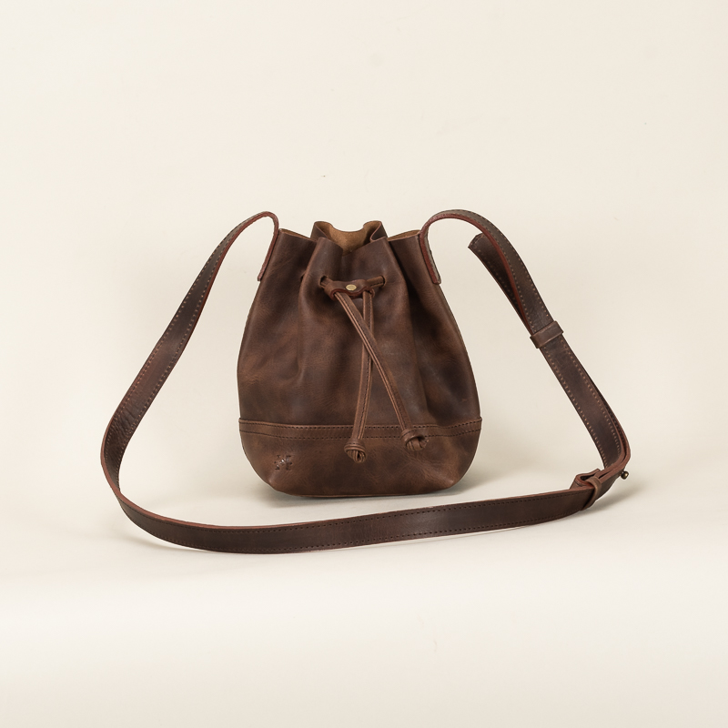 Mini Bucket Leather Purse – Haku Handmade